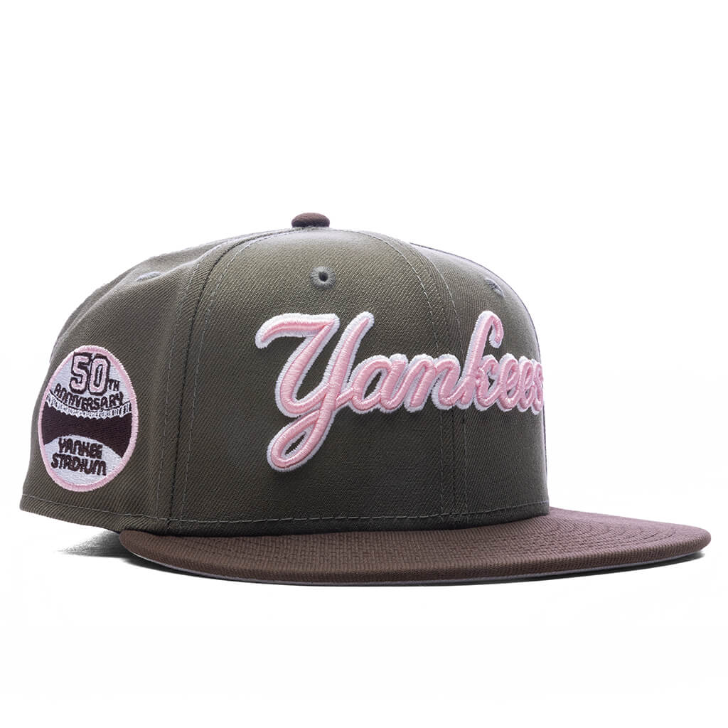 FEATURE x New Era 59FIFTY Fitted NY Yankees 50th Anniversary - Olive/W – Feature