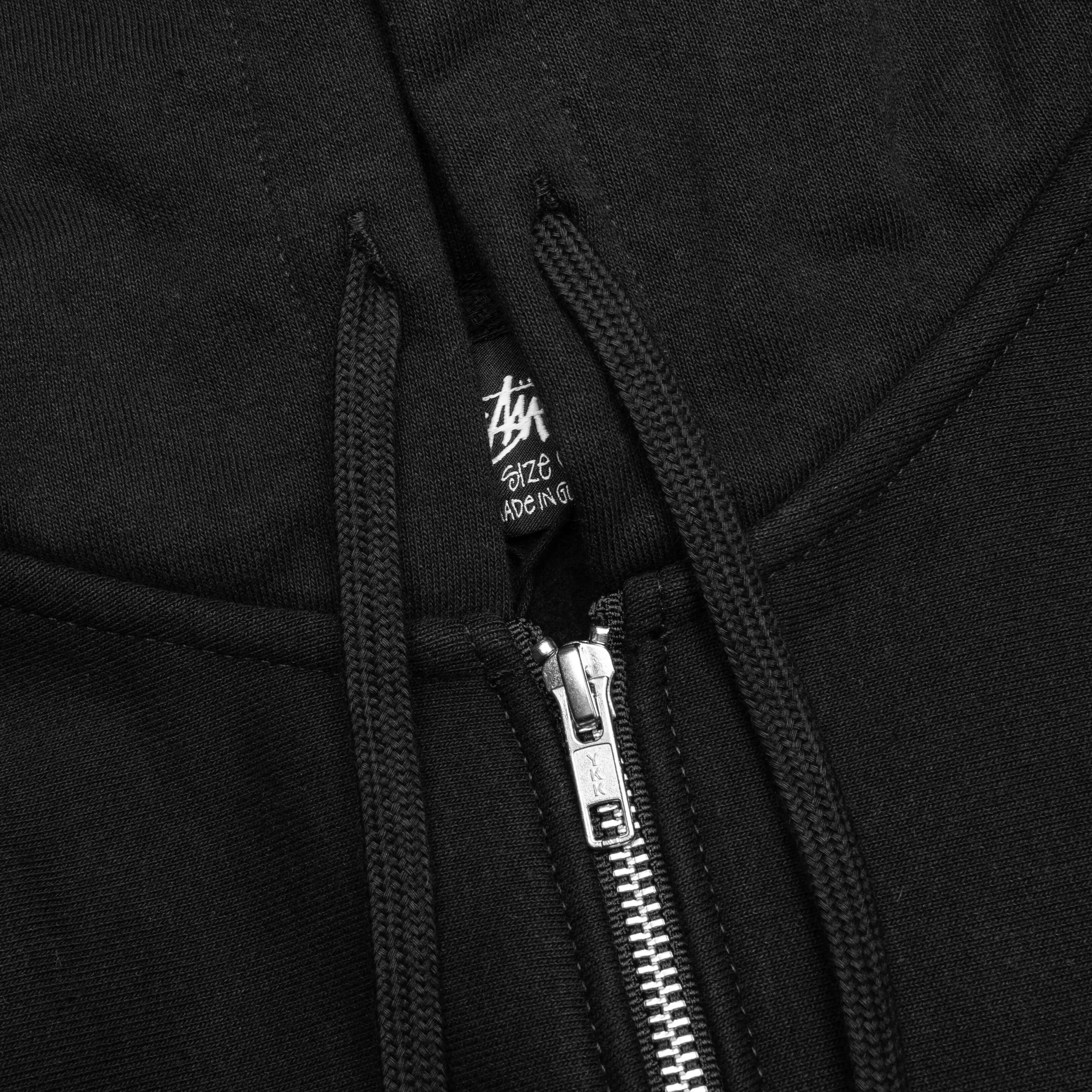 Basic Zip Hoodie - Black – Feature