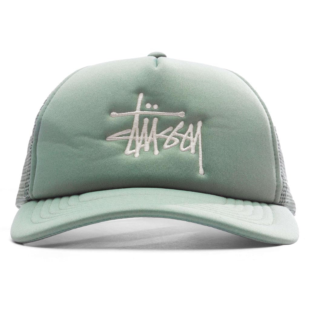Big Basic Trucker Cap - Light Olive – Feature