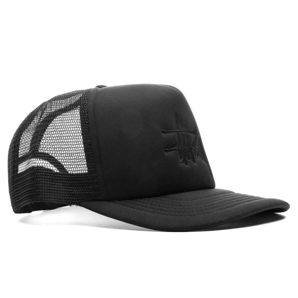 Big Basic Trucker Cap - Shadow Black – Feature