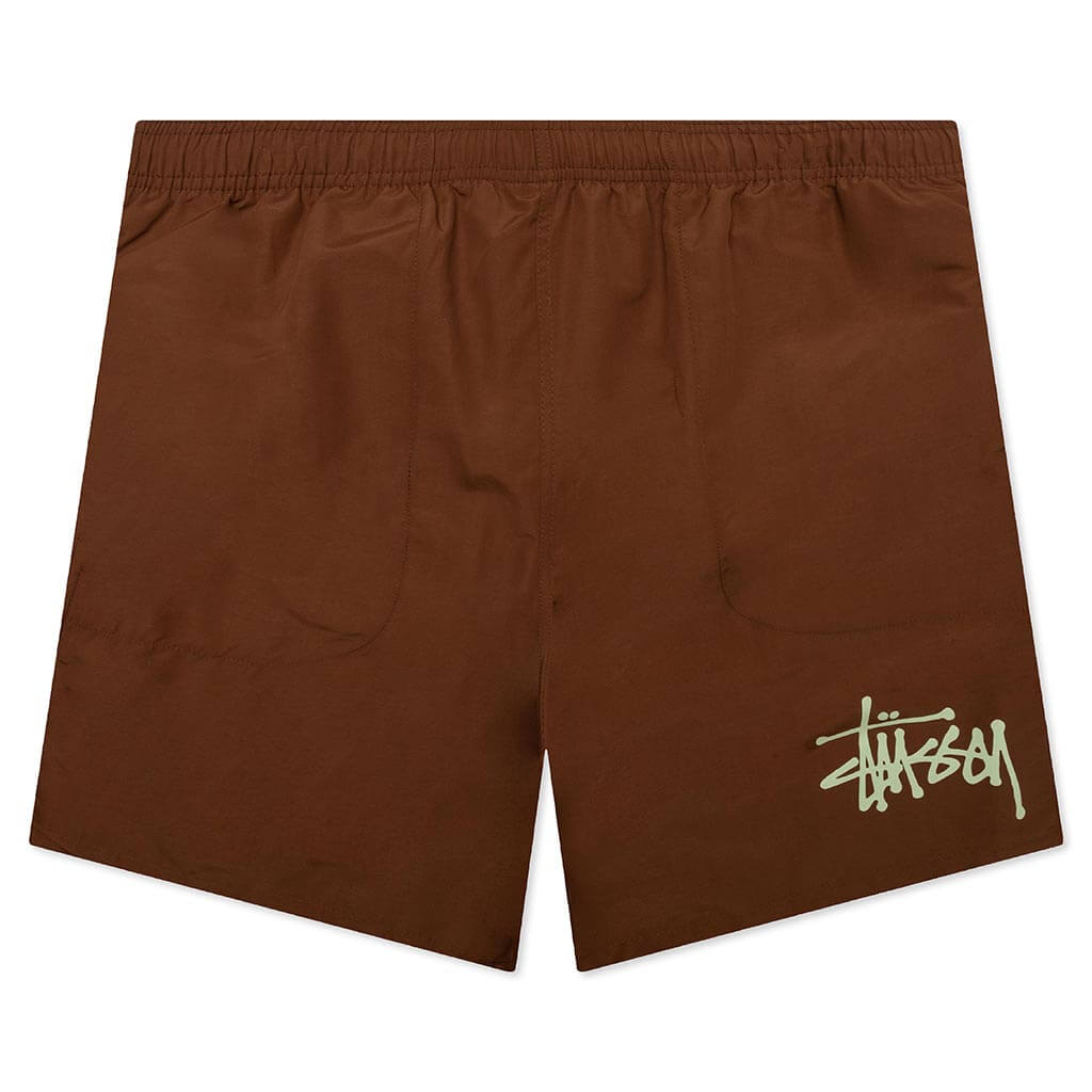 Big Basic Water Short - Coffee/Pistachio – Feature