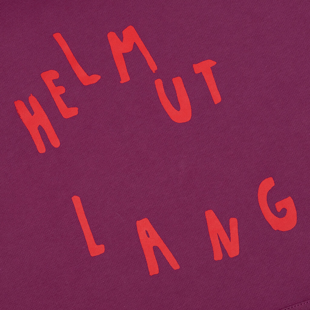 Scribble Logo Hoodie - Raspberry – Feature