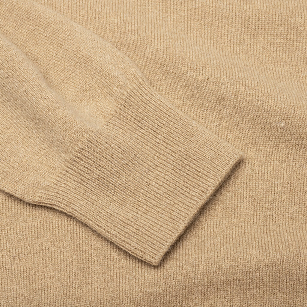 Comme des Garcons PLAY x the Artist Invader V-Neck Pullover - Camel – Feature