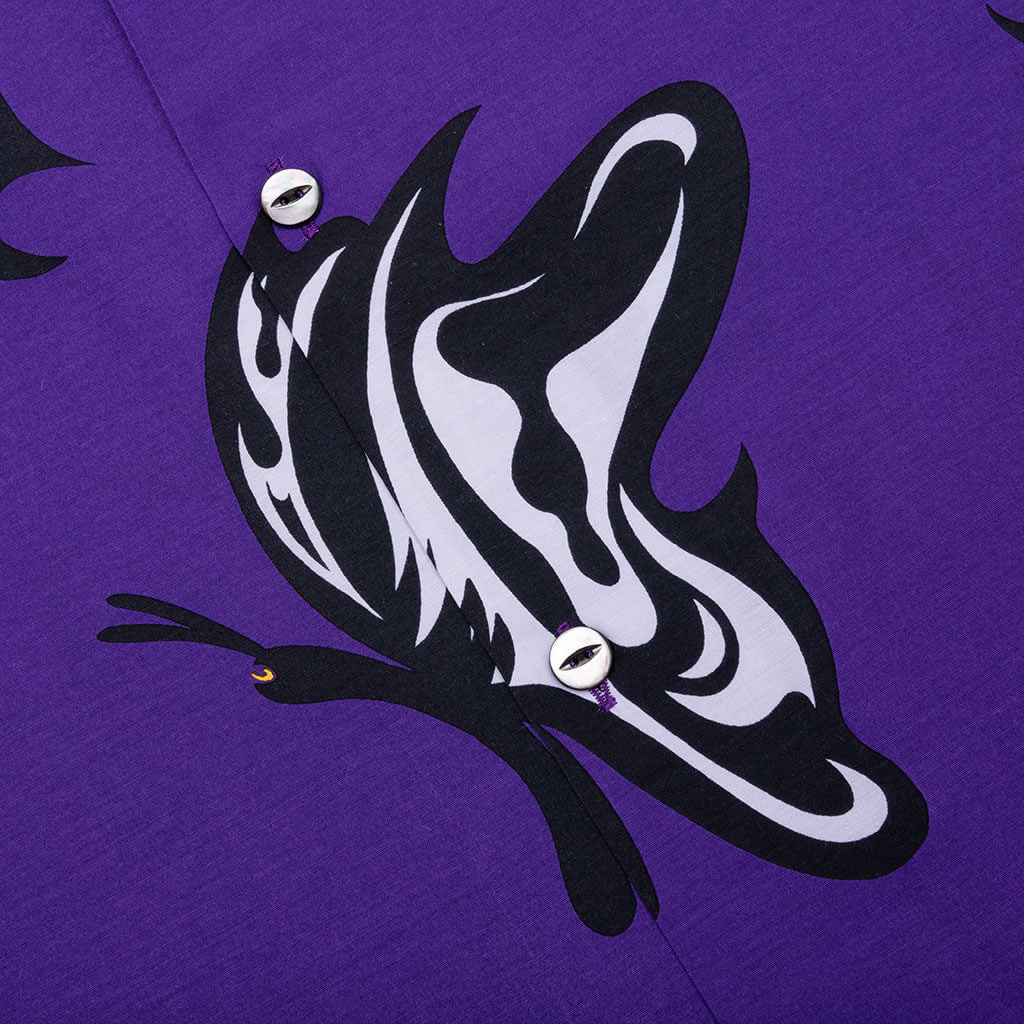 Needles x Kae Tanaka Kt Papillon S/S One-Up Shirt - Purple – Feature