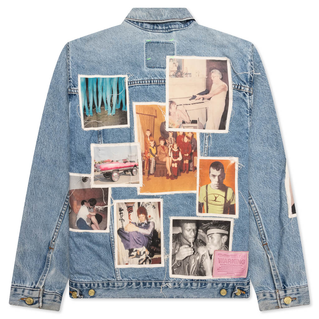 Portrait Denim Jacket - Multi – Feature