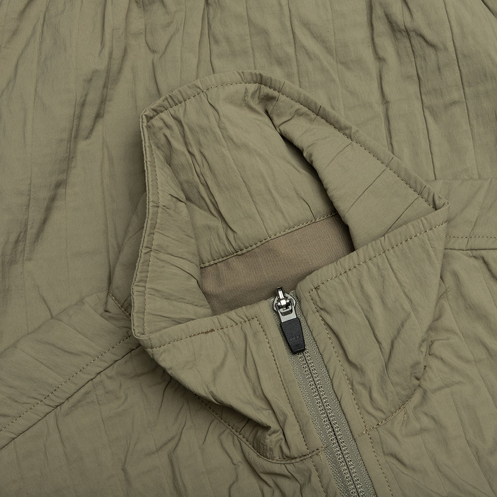 Rescue Pleated Track Jacket - Olive – Feature