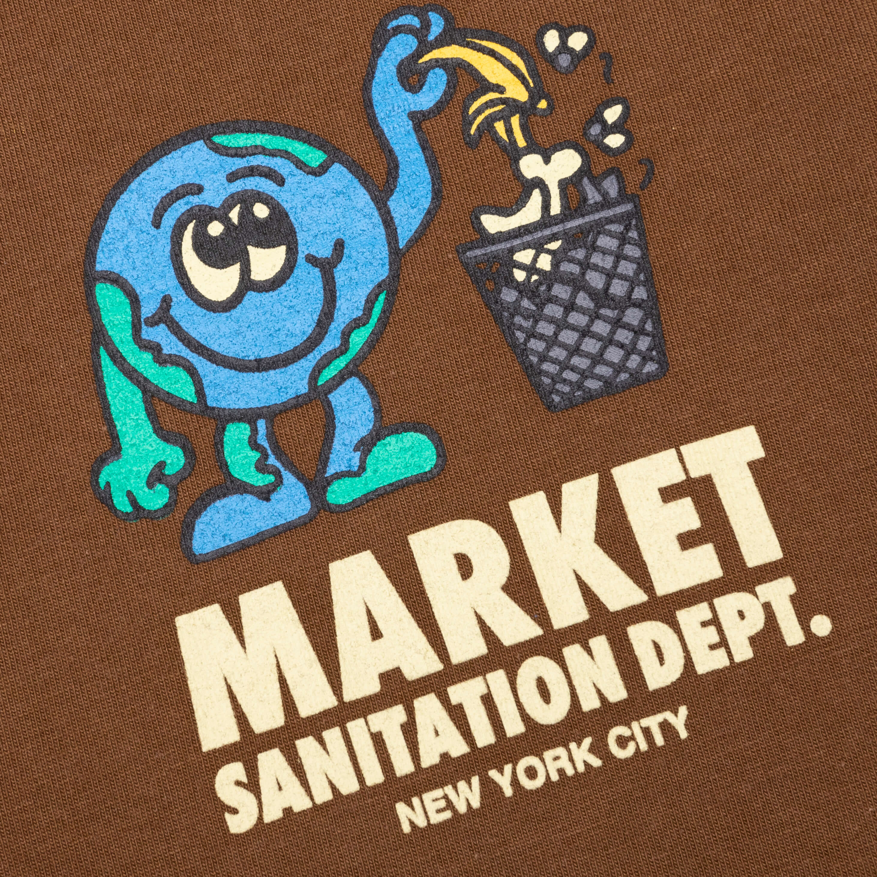 Sanitation Dept T-Shirt - Mocha – Feature