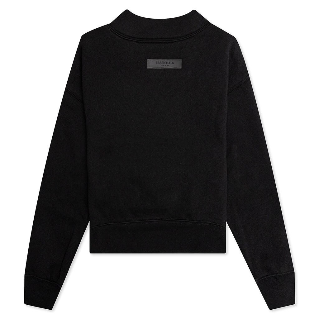 Essentials Kid's Core Mockneck - Stretch Limo – Feature