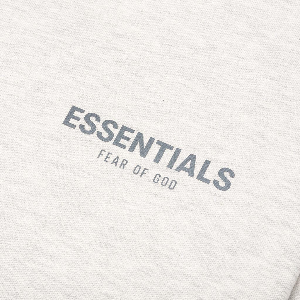 Essentials Kid's Pullover Mockneck - Light Heather Oatmeal – Feature