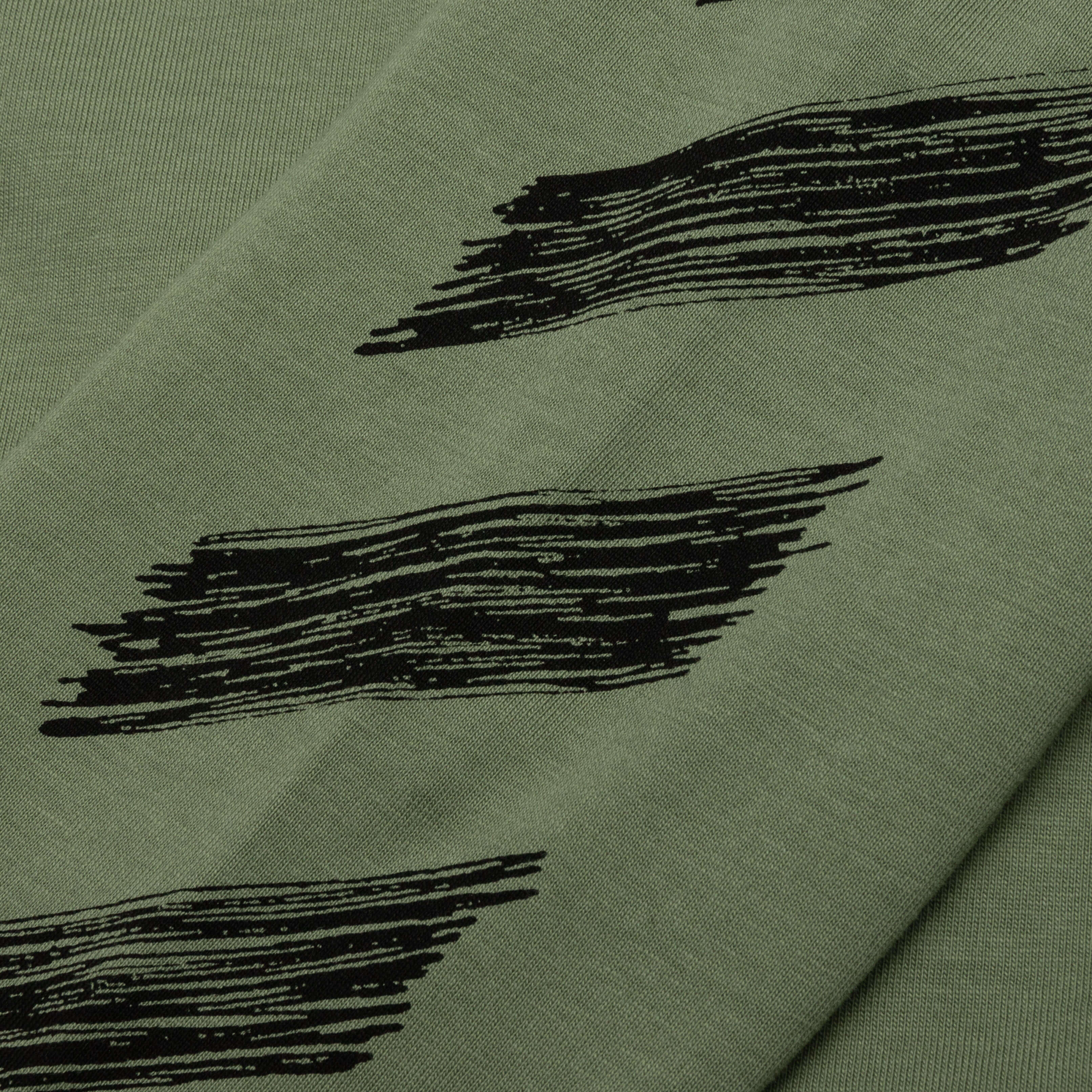 Kids Scribble L/S Tee - Olive/Black – Feature