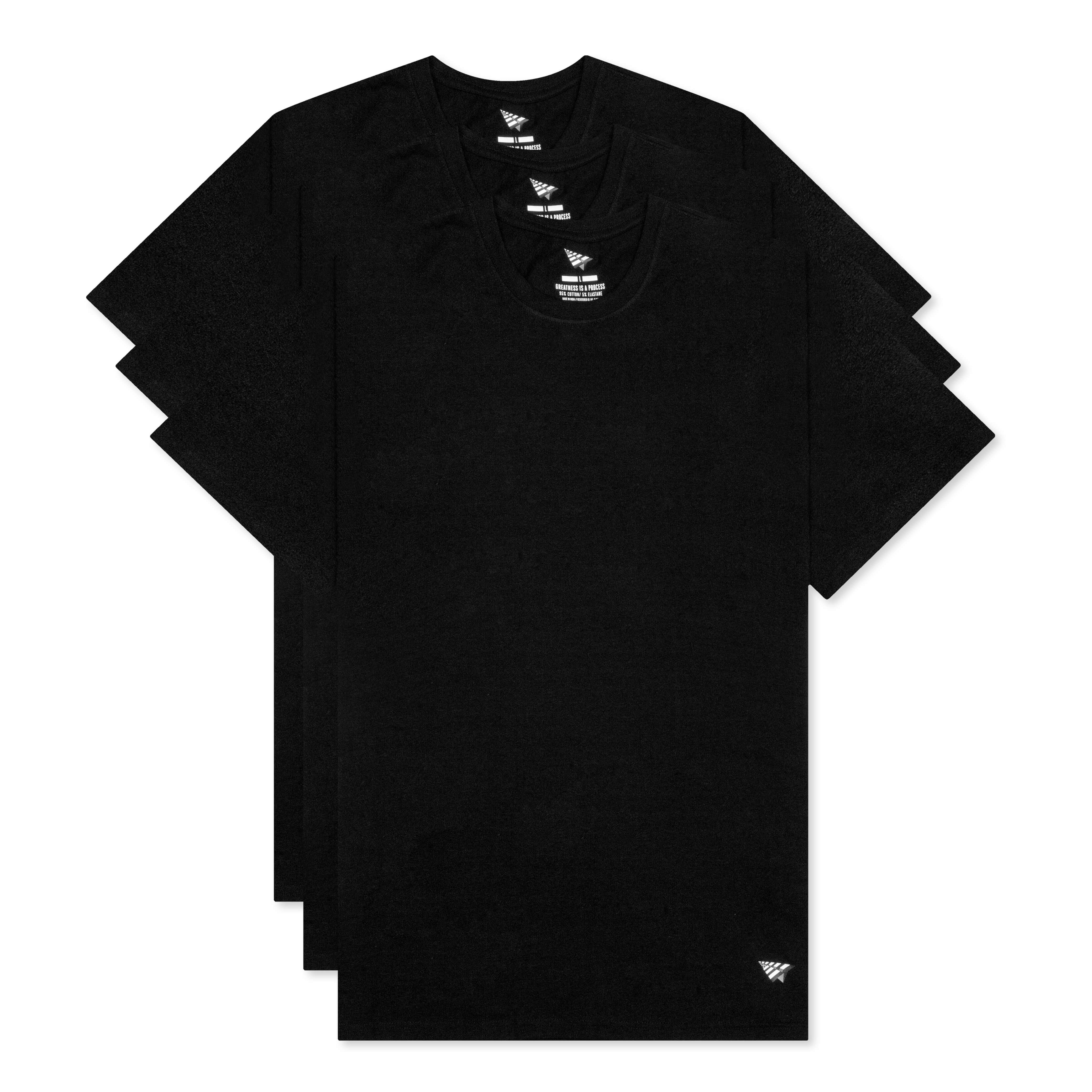 Essential 3 Pack Tee - Black – Feature