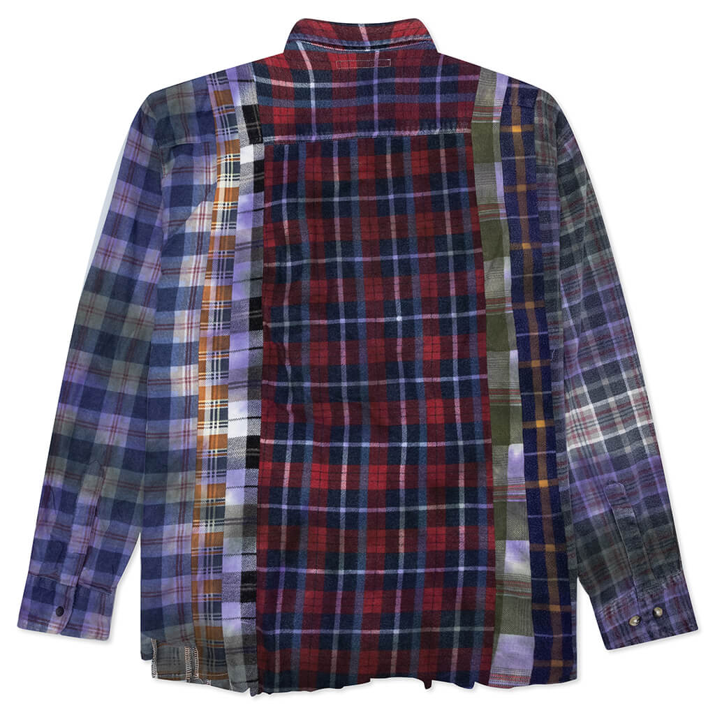 Rebuild 7 Cut Flannel Shirt - Multi/ Tie Dye – Feature