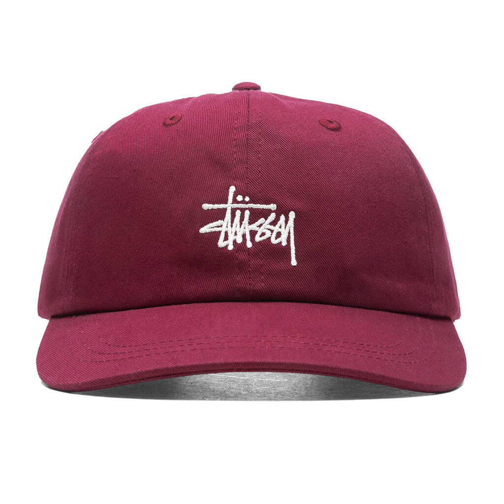 Basic Stock Low Pro Cap - Burgundy – Feature