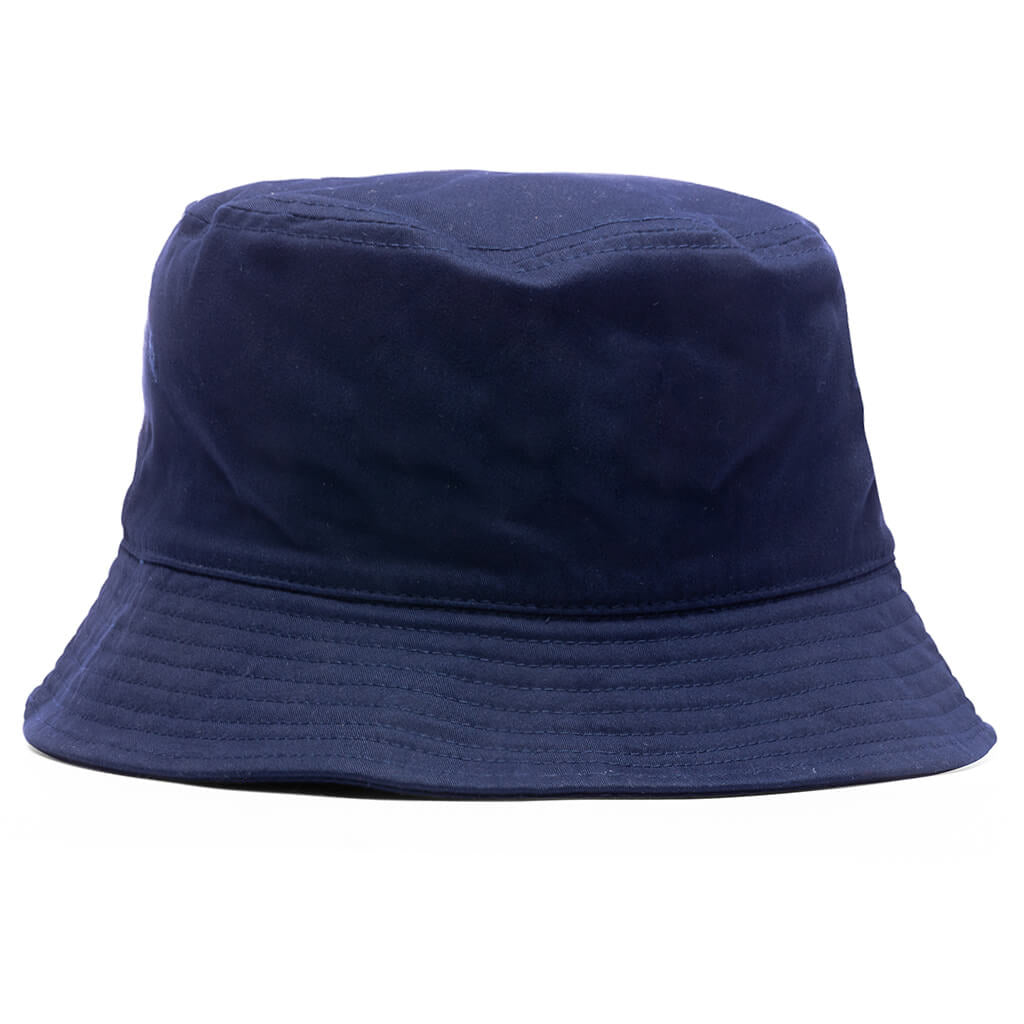 Brushed Big Basic Bucket Hat - Navy – Feature