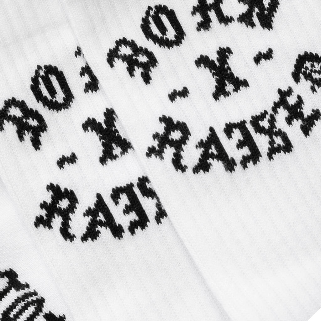 10 Toes Down Rocker Socks - White – Feature