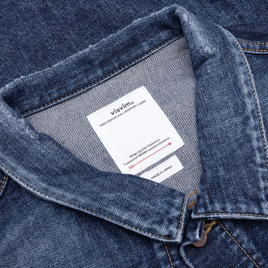 101XX S/S Damaged Jacket - Indigo – Feature