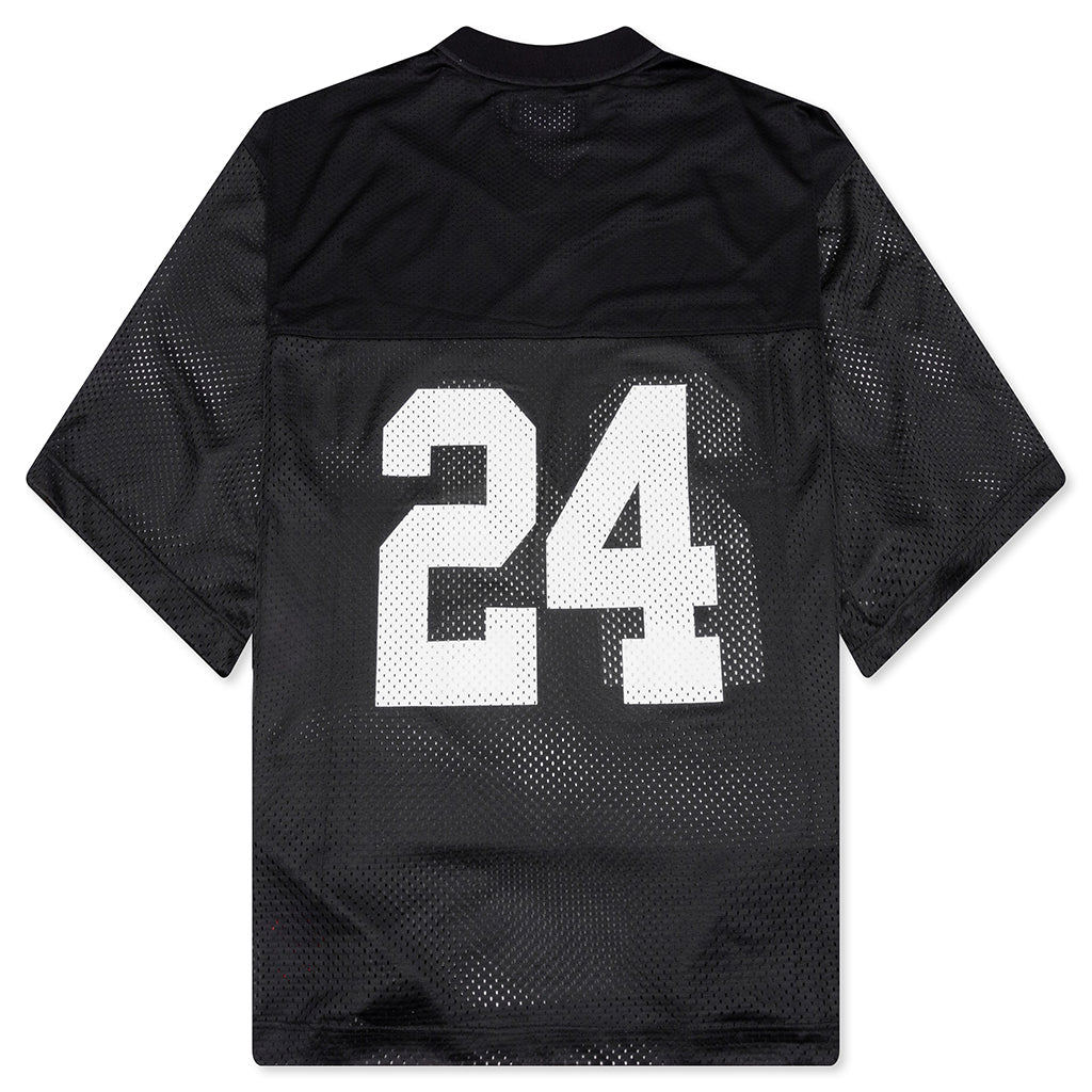 24 Mesh Boxy Jersey - Black – Feature