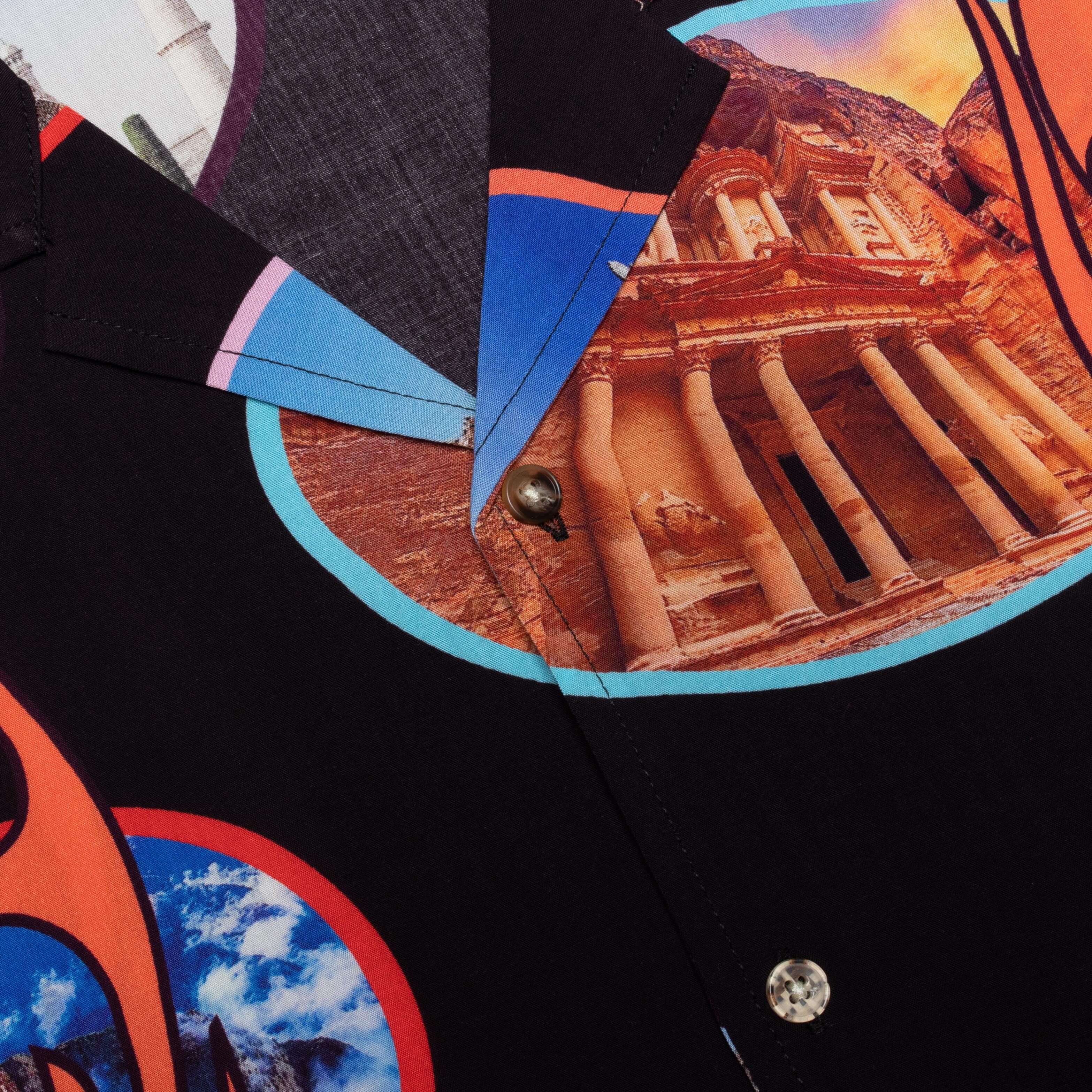 7 Wonder Camp Shirt - Black – Feature