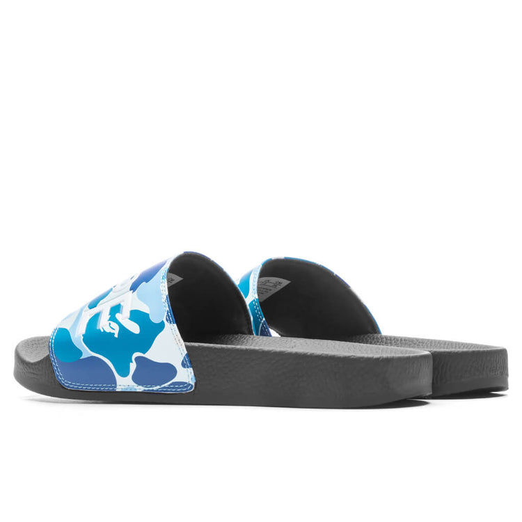 Abc Camo Slide Sandals - Blue – Feature