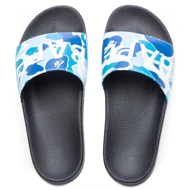 Abc Camo Slide Sandals - Blue – Feature