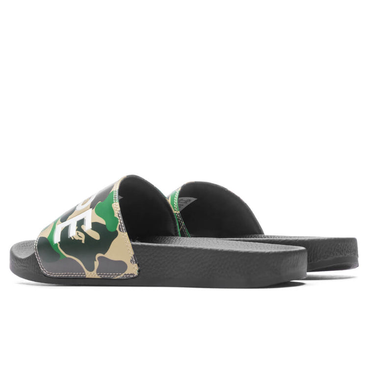 Abc Camo Slide Sandals - Green – Feature