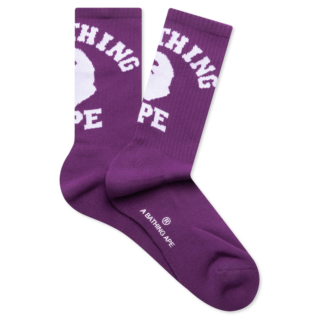 College Socks - Purple – Feature