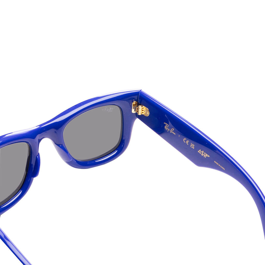 A$AP Rocky x Ray-Ban Wayfarer Puffer - Polished Blue – Feature