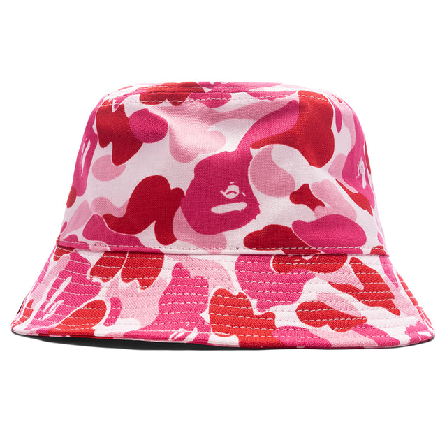 Abc Camo Logo Bucket Hat - Pink – Feature