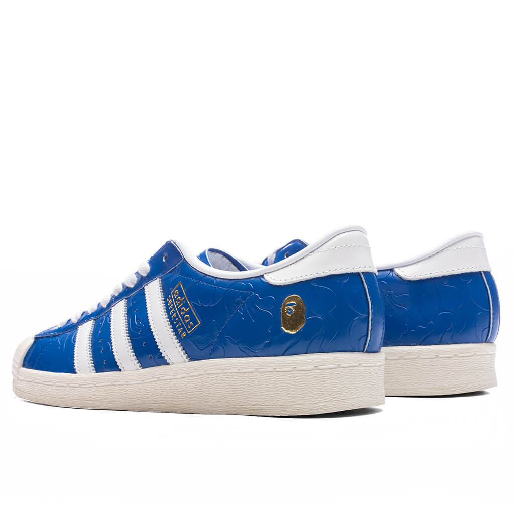 Adidas x BAPE Superstar - Blue/Cloud White/Off White – Feature