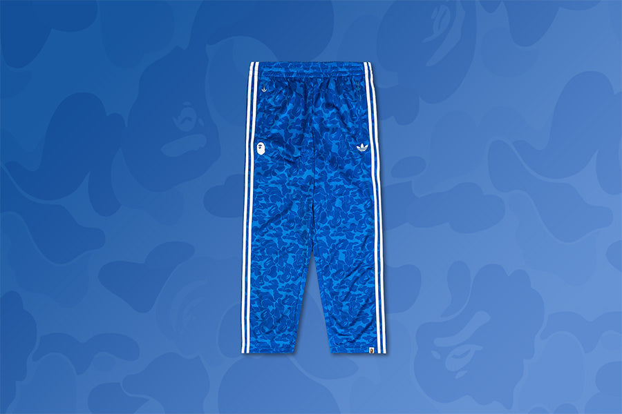 Adidas x BAPE Track Pants All Over Print - Blue – Feature
