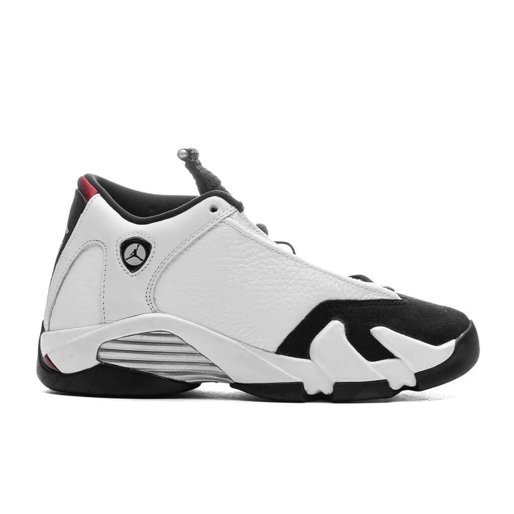 Air Jordan 14 Retro (GS) - White/Varsity Red/Black/Metallic Silver ...
