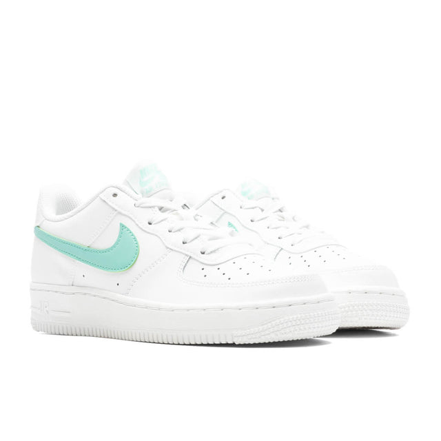 Air Force 1 (GS) - Summit White/Emerald Rise – Feature