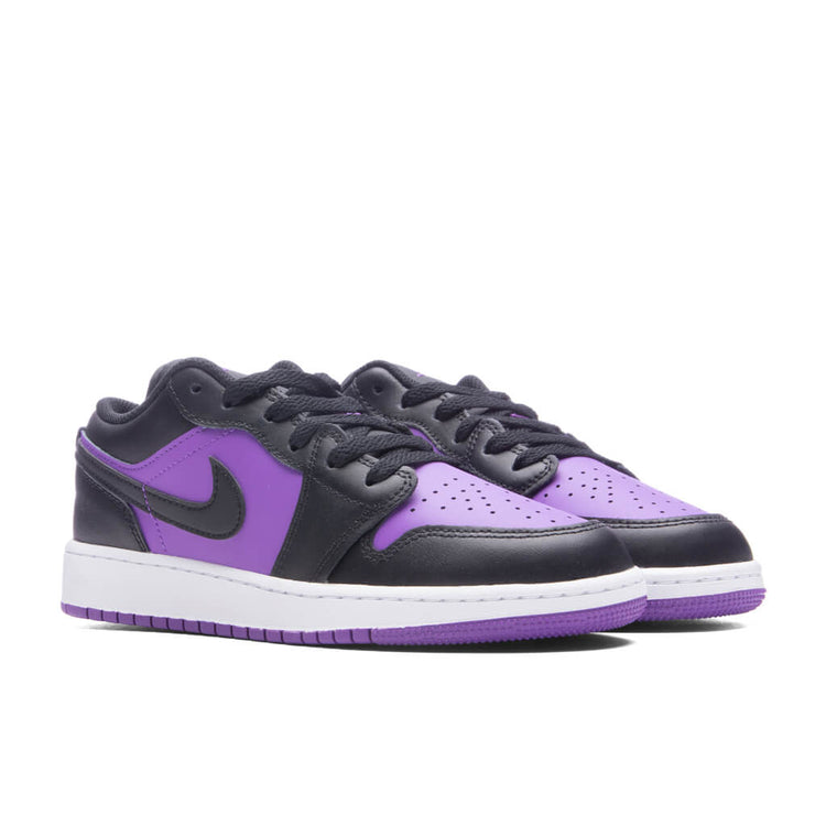 Air Jordan 1 Low (GS) - Purple Venom/Black/White – Feature