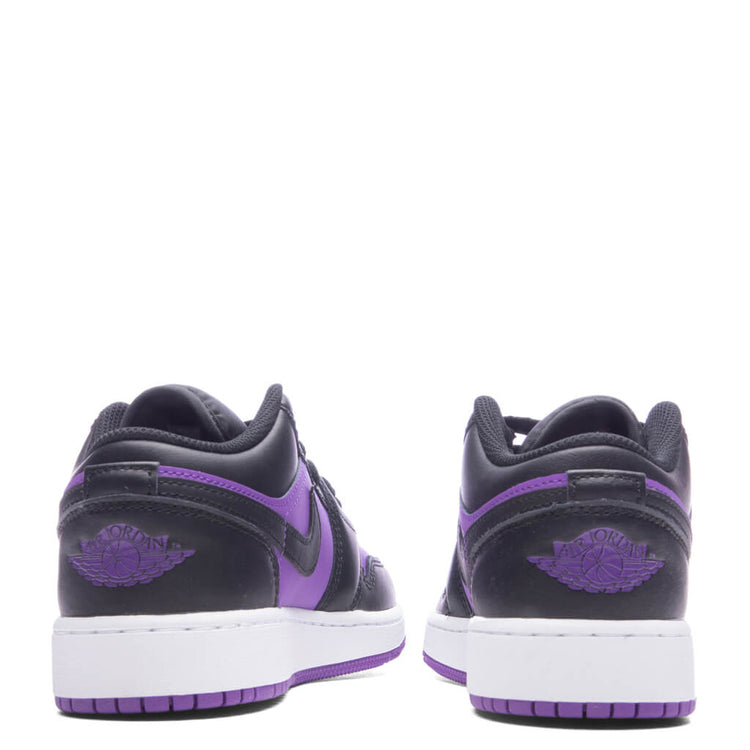 Air Jordan 1 Low (GS) - Purple Venom/Black/White – Feature