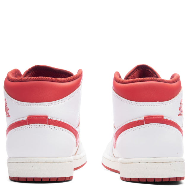 Air Jordan 1 Mid SE - White/Lobster/Dune Red – Feature