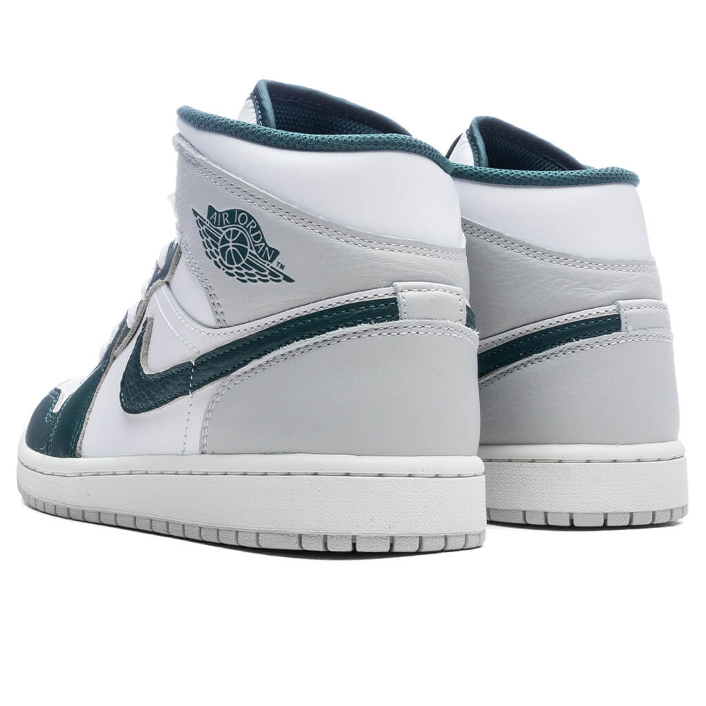 Air Jordan 1 Mid SE - White/Oxidized Green/Sail – Feature