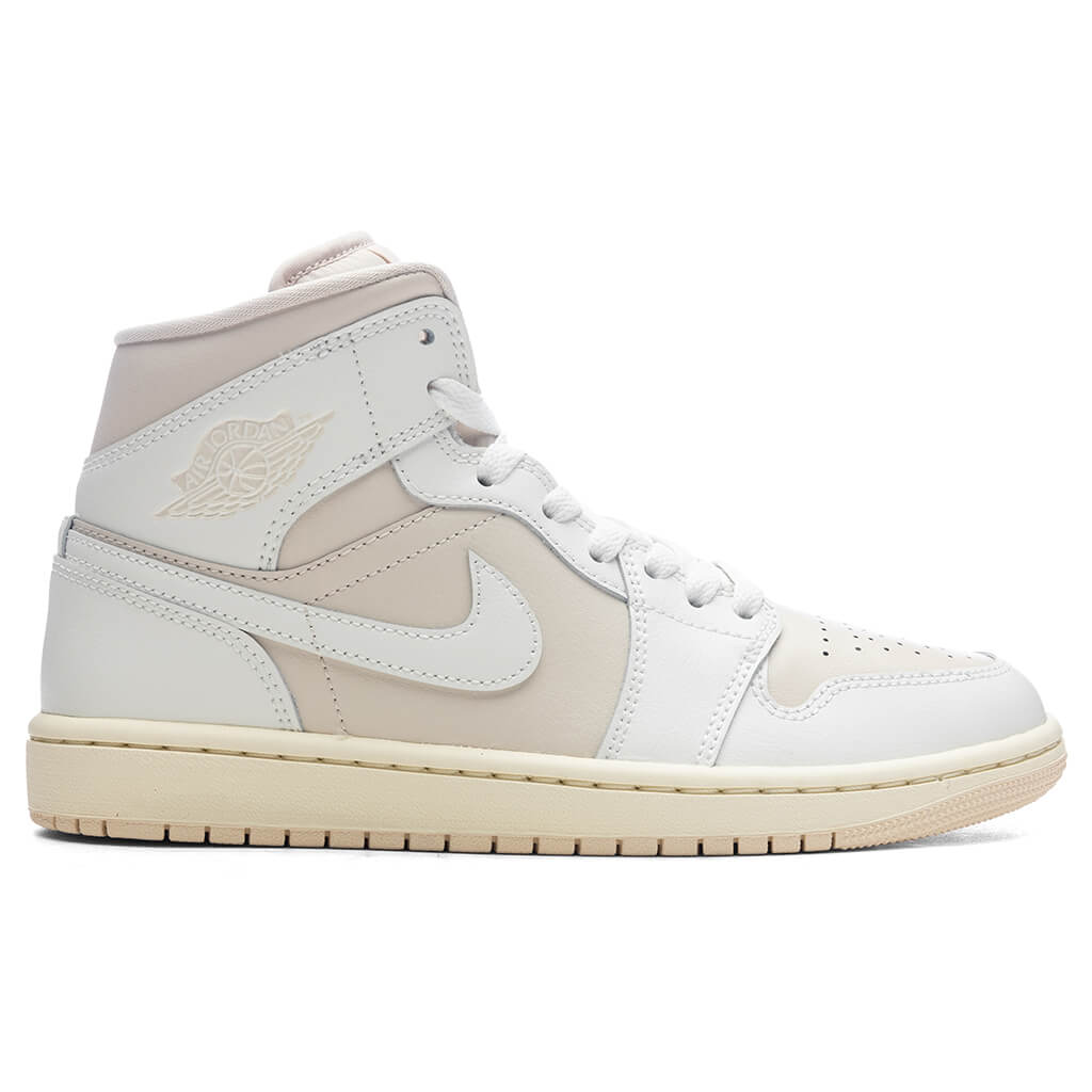 Women's Air Jordan 1 Mid - Legend Light Brown/Sail/Muslin – Feature