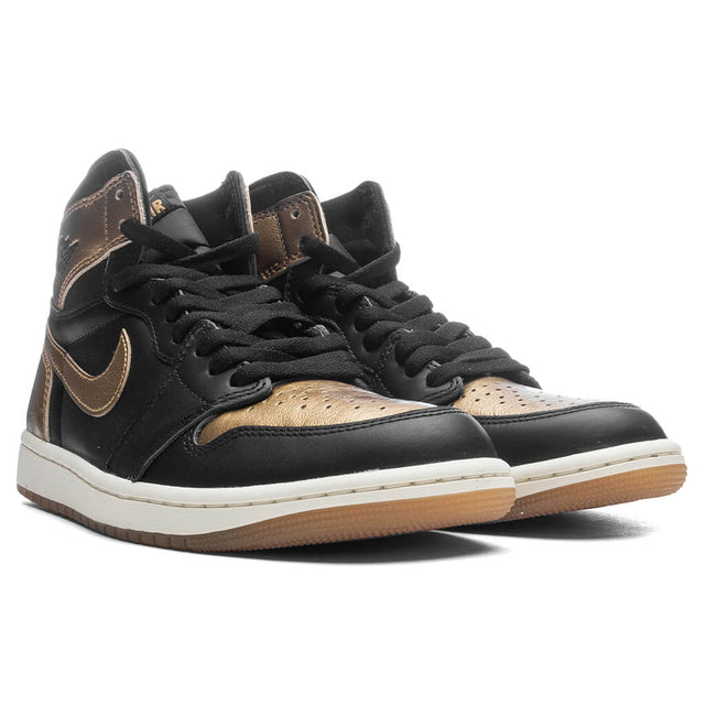 Air Jordan 1 Retro High OG 'Black and Gold' - Black/Metallic/Sail – Feature