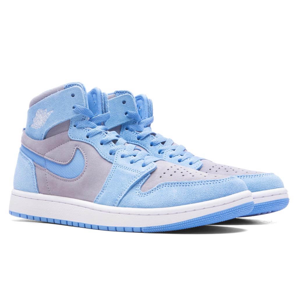 Air Jordan 1 Zoom Comfort 2 - Cement Grey/White/University Blue – Feature