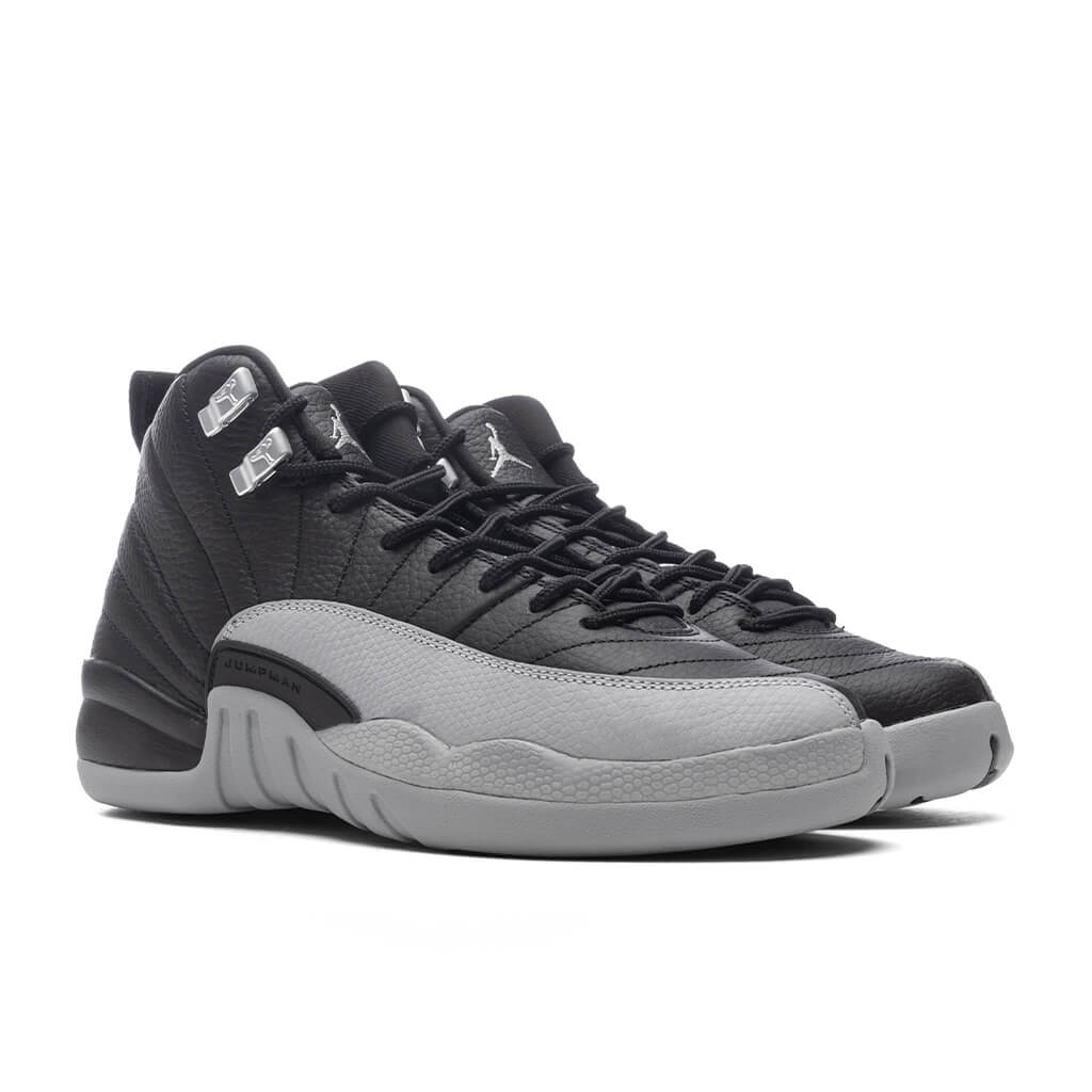 Air Jordan 12 Retro (GS) Barons - Black/Wolf Grey/White – Feature