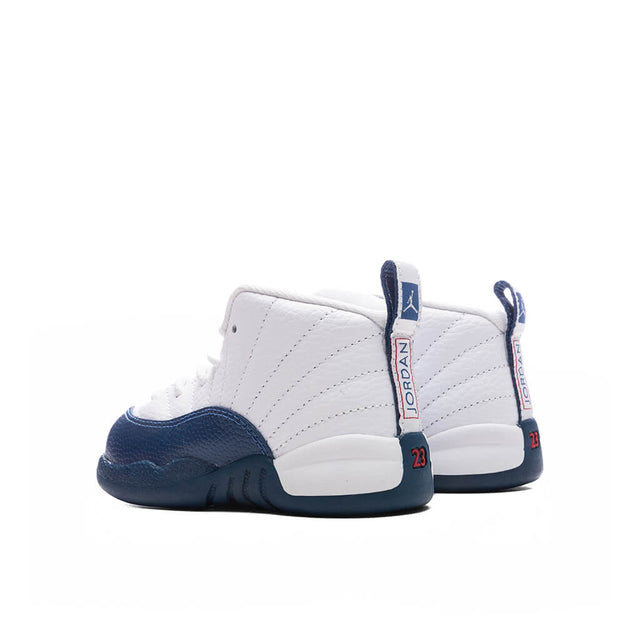 Air Jordan 12 Retro 'French Blue' (TD) - White/French Blue/Metallic Si ...
