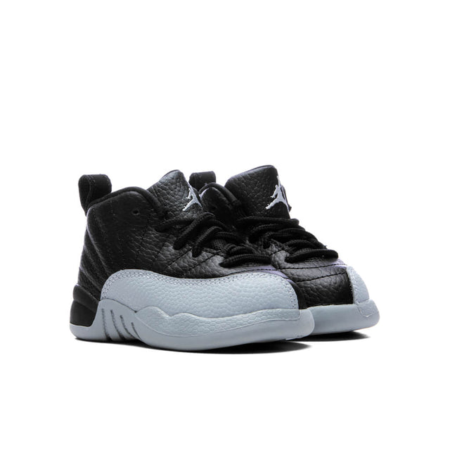 Air Jordan 12 Retro (TD) Barons - Black/Wolf Grey/White – Feature
