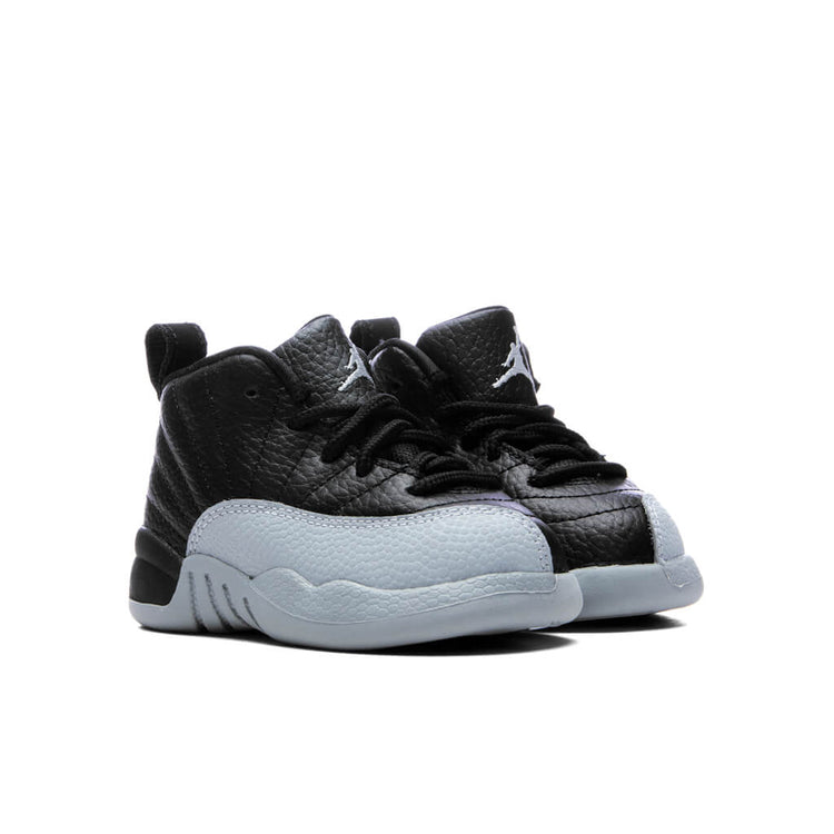 Air Jordan 12 Retro (TD) Barons - Black/Wolf Grey/White – Feature