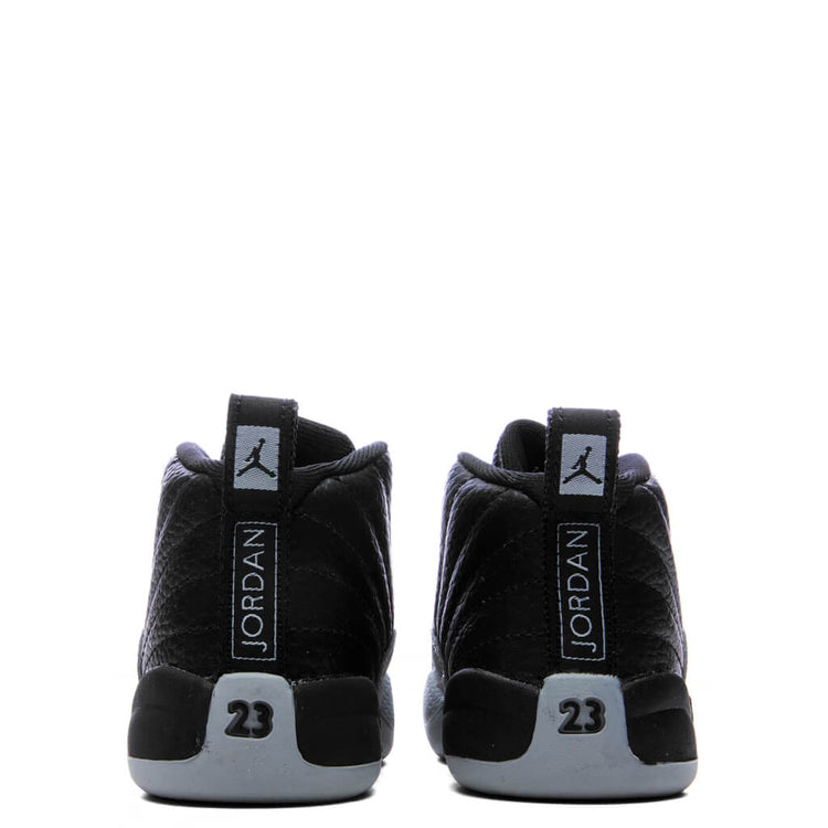 Air Jordan 12 Retro (TD) Barons - Black/Wolf Grey/White – Feature