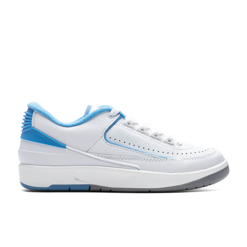 Air Jordan 2 Retro Low (GS) - White/University Blue/Cement Grey – Feature