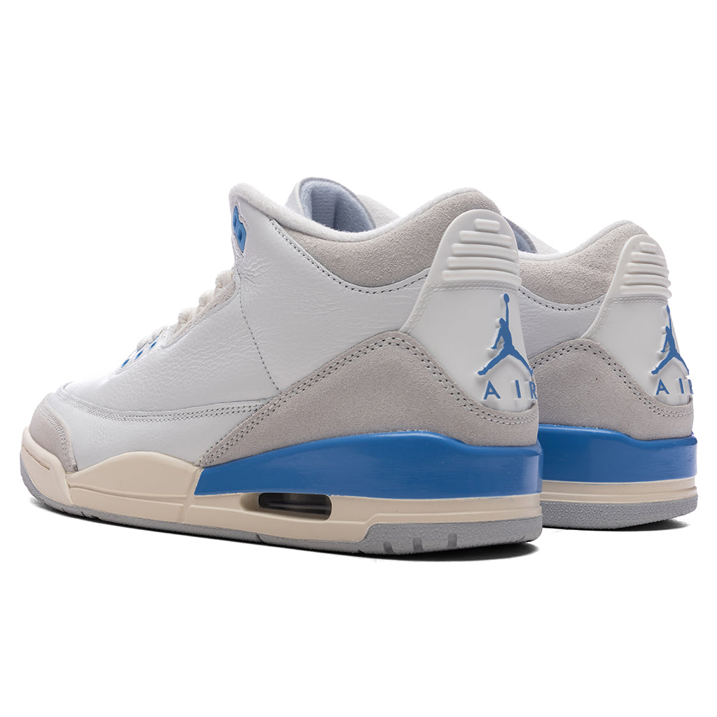Air Jordan 3 Retro 'Lucky Shorts' - Summit White/Hydrogen Blue/Legend ...