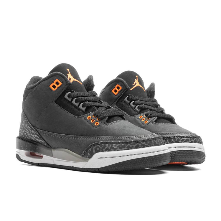 Air Jordan 3 Retro (GS) 'Fear' - Night Stadium/Total Orange/Black – Feature