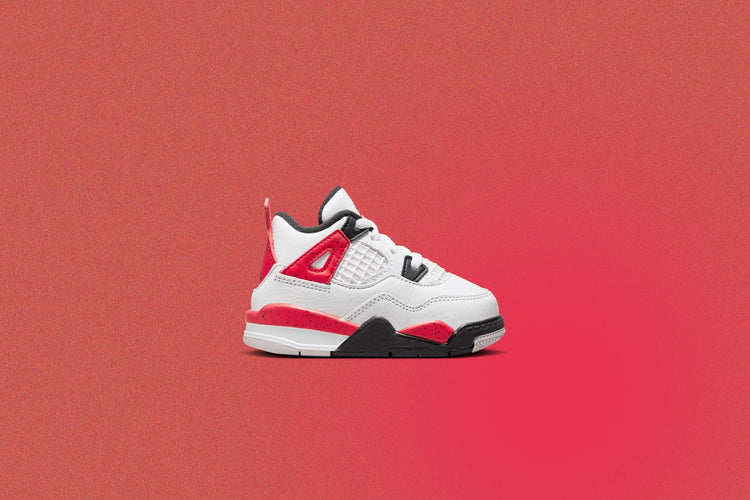 Air Jordan 4 Retro (TD) 'Red Cement' - White/Fire Red/Black – Feature