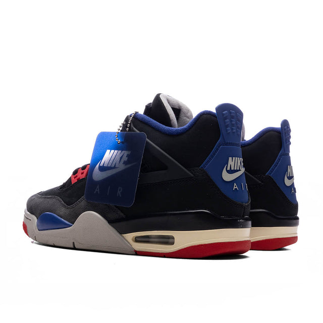 Air Jordan 4 Retro 'Rare Air' (GS) - Black/Fire Red/Deep Royal Blue ...