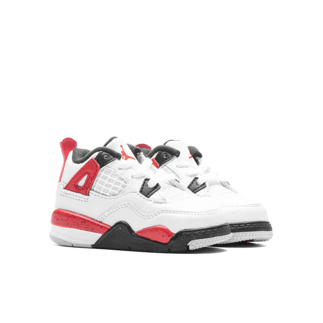Air Jordan 4 Retro (TD) 'Red Cement' - White/Fire Red/Black – Feature
